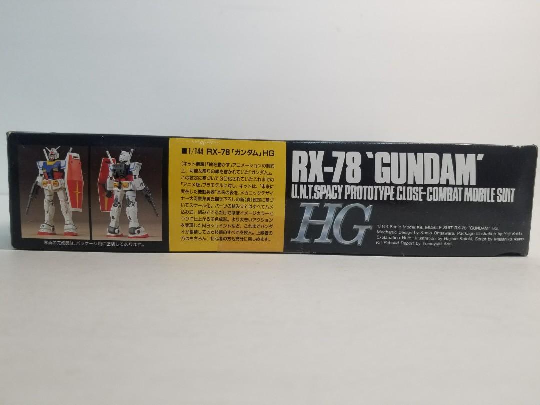 清屋大平賣 - Mobile Suit GUNDAM HG Grade RX-78 U.N.T. SPACY PROTOTYPE GUNDAM ...