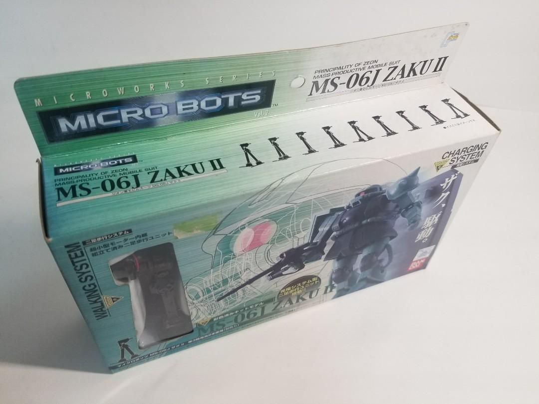 清屋大平賣 - Mobile Suit GUNDAM MICRO BOTS MS-06J ZAKU II WALKING SYSTEM MODEL 機動戰士高達 MS-06J 綠渣古 ...