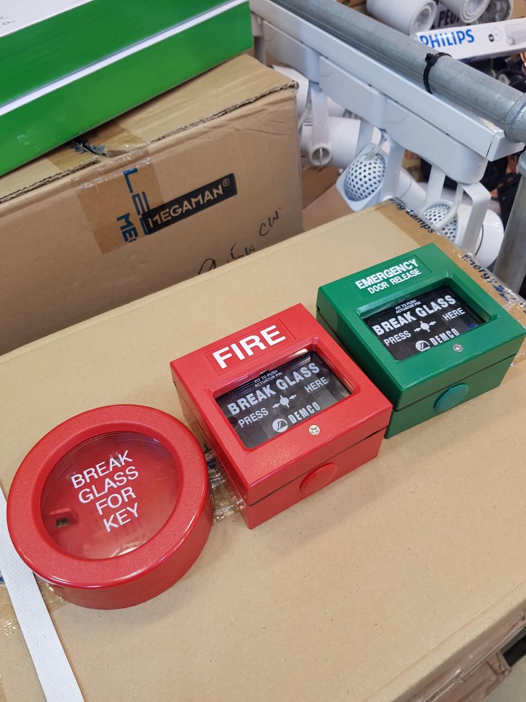 Break glass for emergency/ for key holder, Furniture & Home Living ...