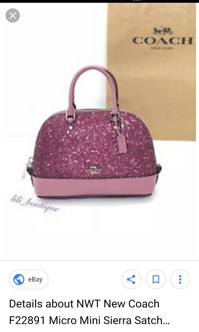 Coach Micro Mini Sierra, Women's Fashion, Bags & Wallets, Purses ...