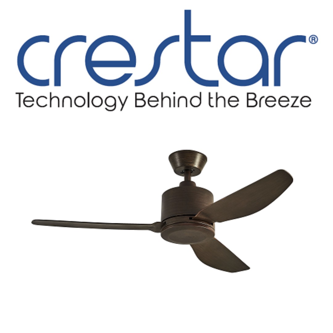 CRESTAR AIRIS 42 INCH 3 BLADE CEILING FAN WITH REMOTE CONTROL ...