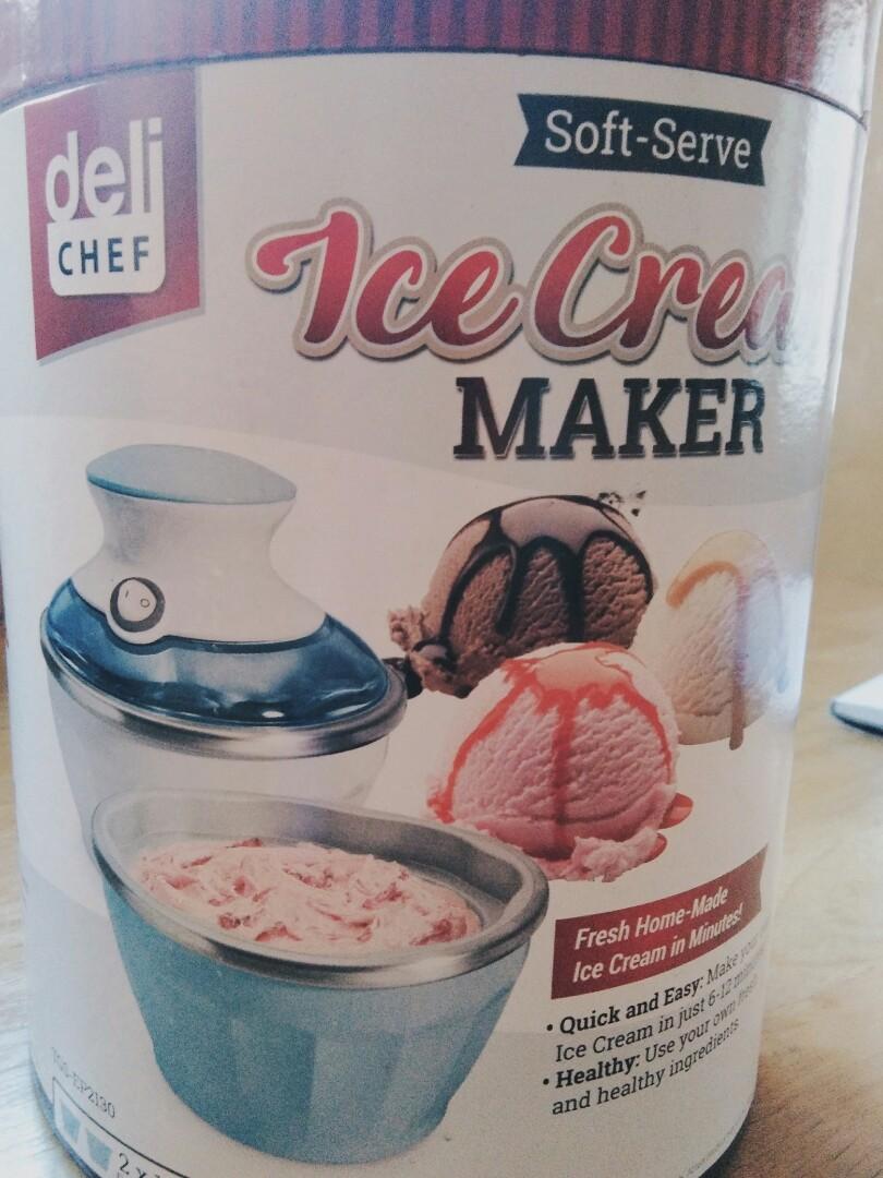 Deli Chef Ice Cream Maker, TV & Home Appliances, Kitchen Appliances ...