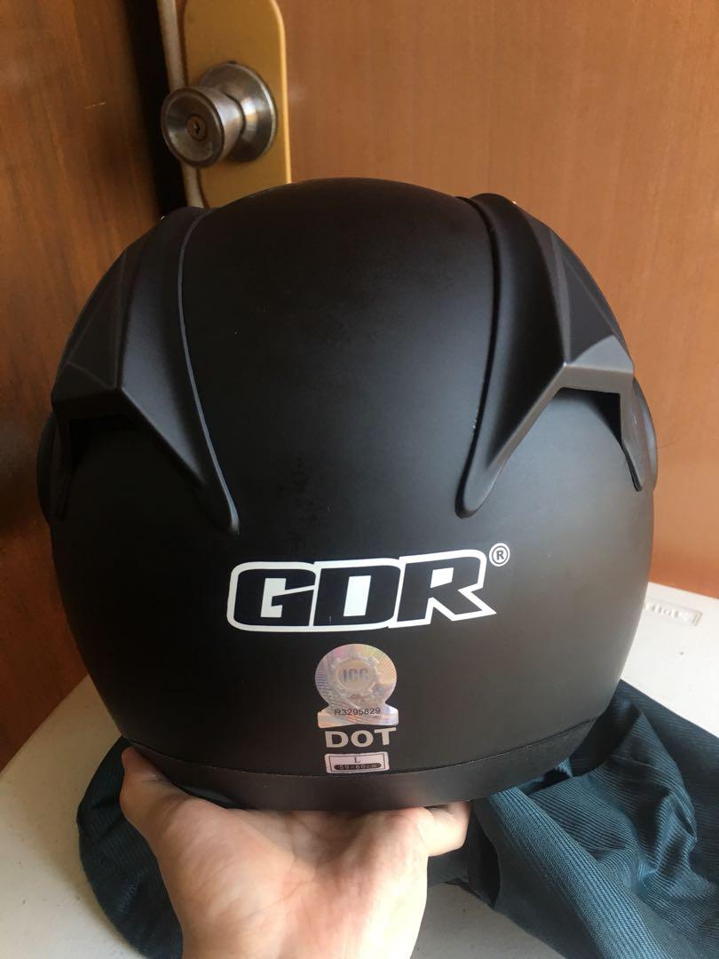 GDR Full Face Helmet Large, Motorbikes on Carousell