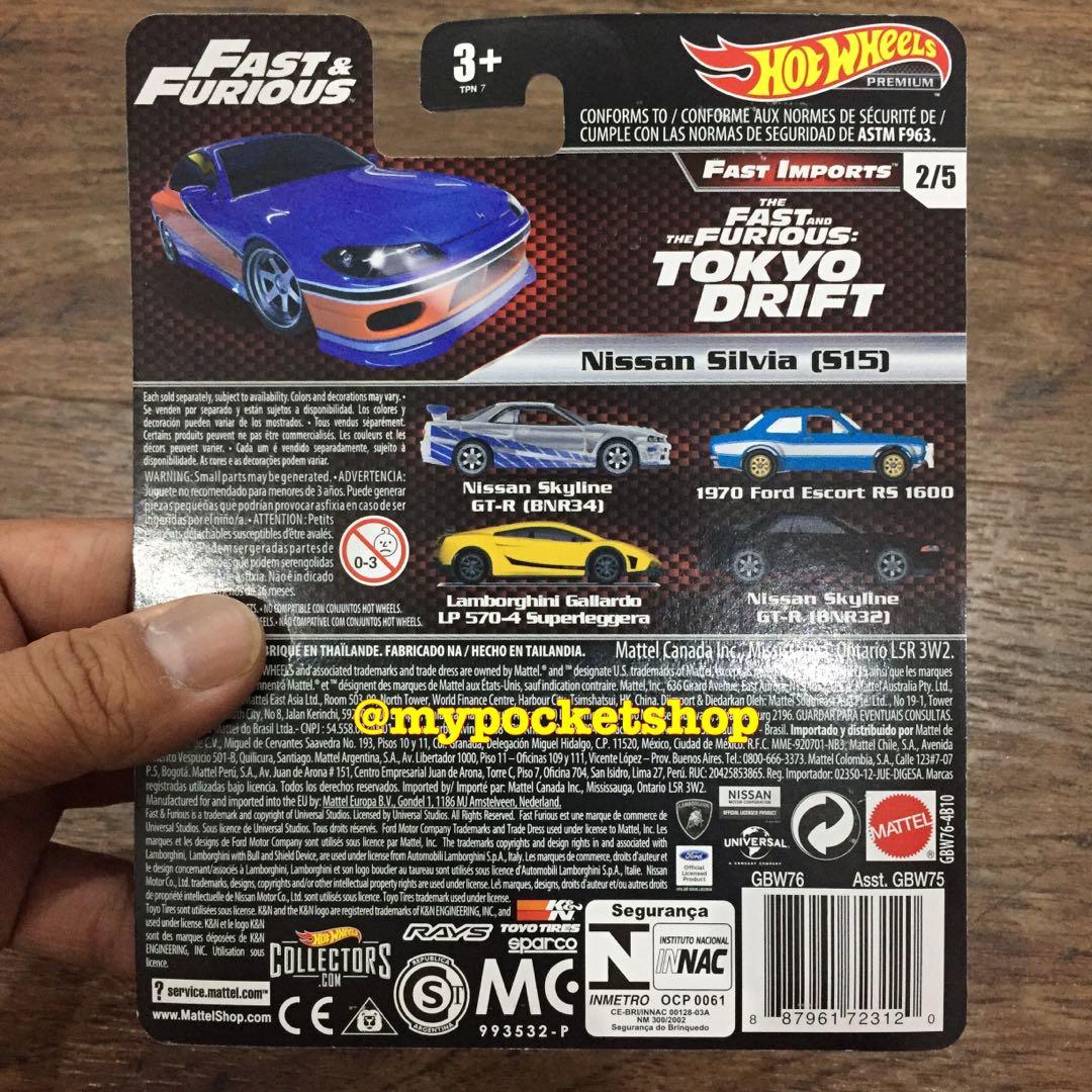 Hot Wheels NISSAN SILVIA S15 (Fnf), Toys & Games, Others on Carousell