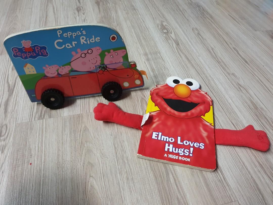 Interactive Elmo and Peppa Pig book for toddlers, Hobbies & Toys, Books ...
