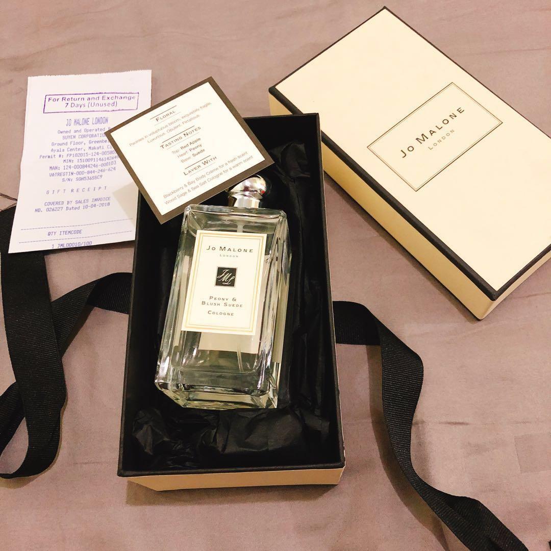JO MALONE PEONY AND BLUSH PERFUME, Beauty & Personal Care, Fragrance ...