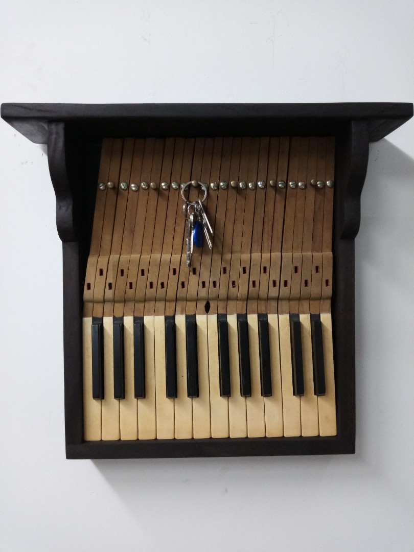 Key rack made from repurposed piano keys, Furniture & Home Living ...