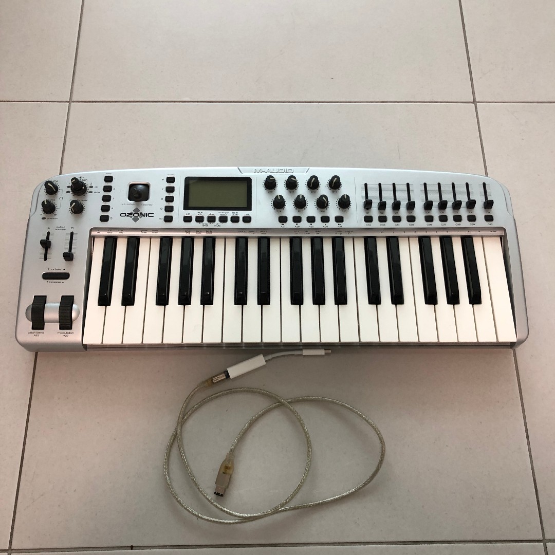 M-Audio Ozonic Keyboard 37-Key FireWire Audio Interface and MIDI ...