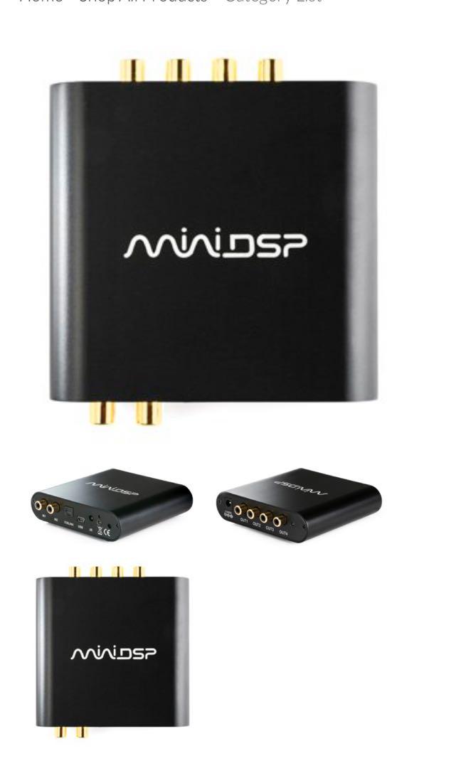 Minidsp 2x4hd Digital Signal Processor Dsp For 2 Way Active Setup Car Accessories Accessories