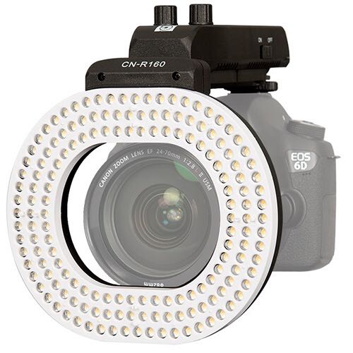 Nanguang 南冠 CN-R160 LED 可動式環型燈, 攝影器材 - Carousell