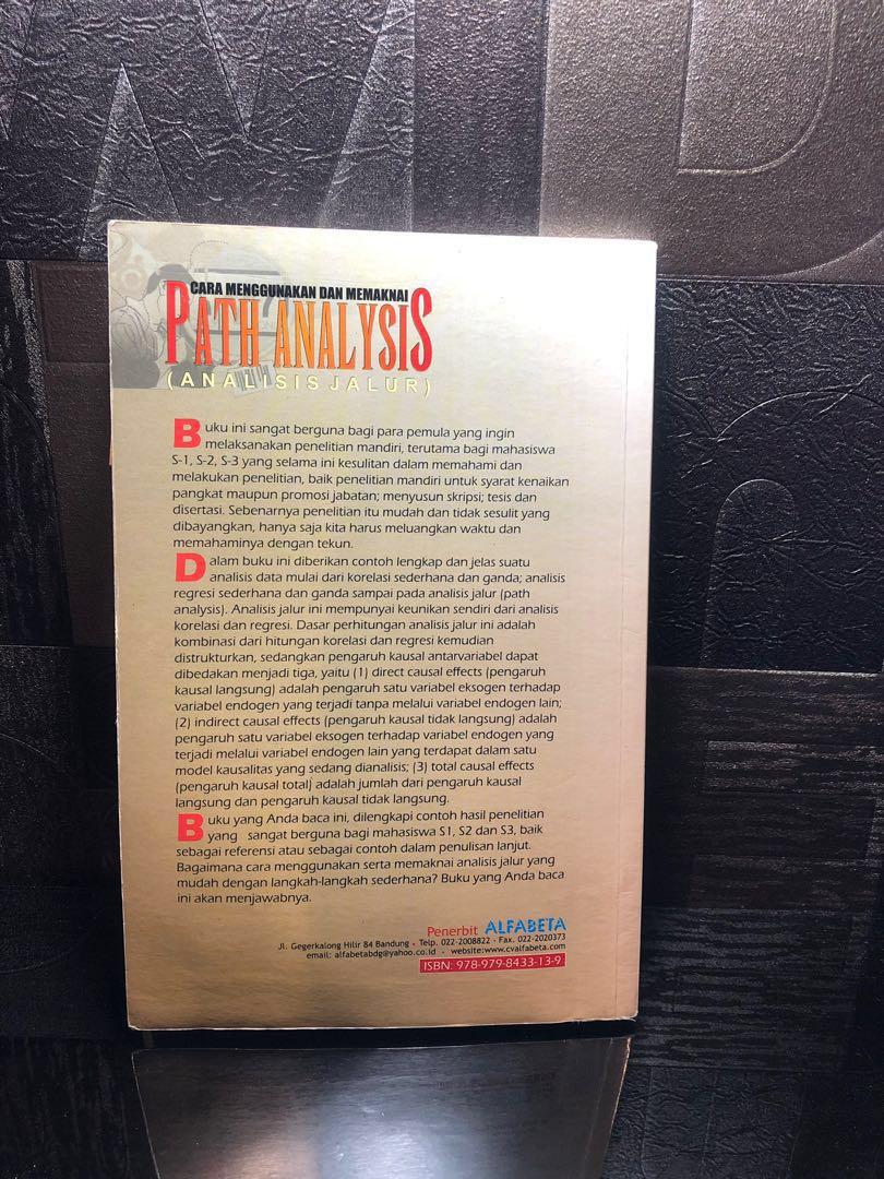Path Analysis Riduwan Kuncoro 2014, Buku & Alat Tulis, Buku di Carousell