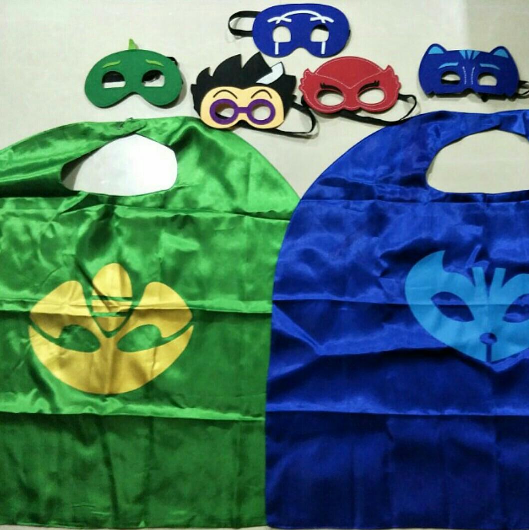 PJ Mask Cape and Mask, Babies & Kids, Babies & Kids Fashion on Carousell