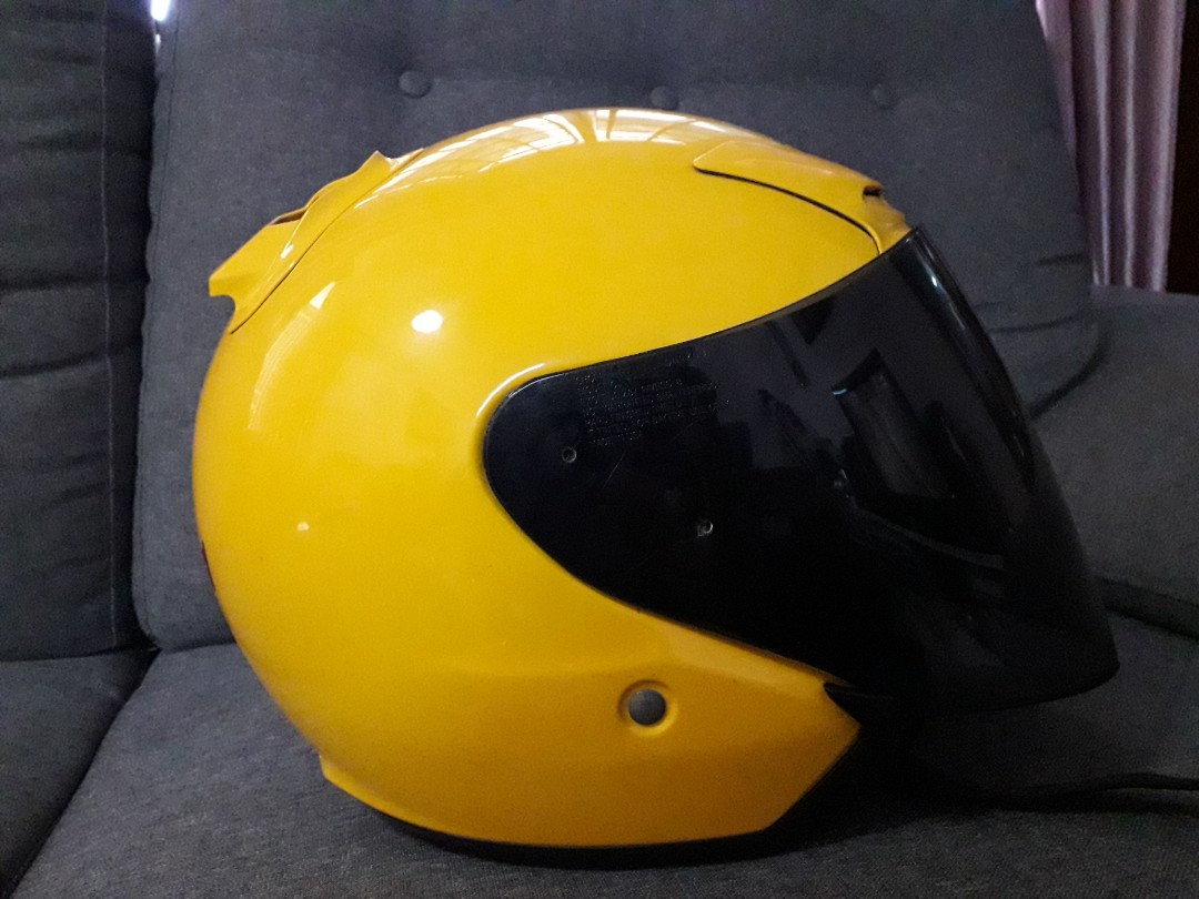 Shoei JForce2 Kuning, Auto Accessories on Carousell