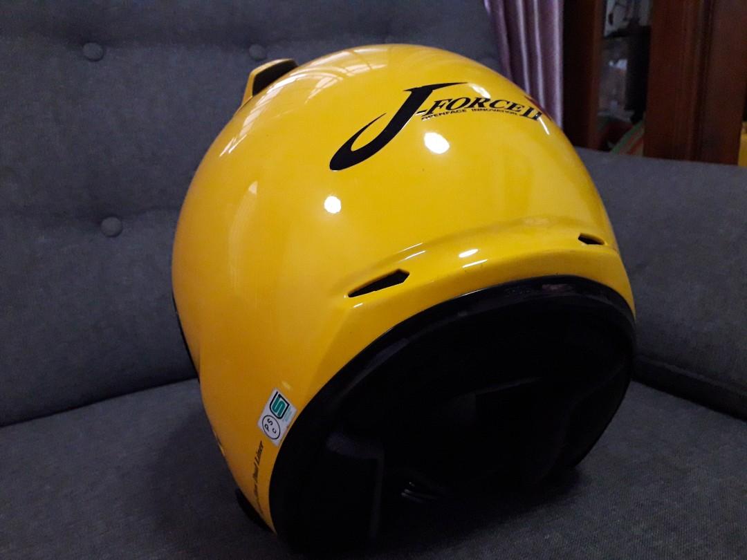 Shoei JForce2 Kuning, Auto Accessories on Carousell