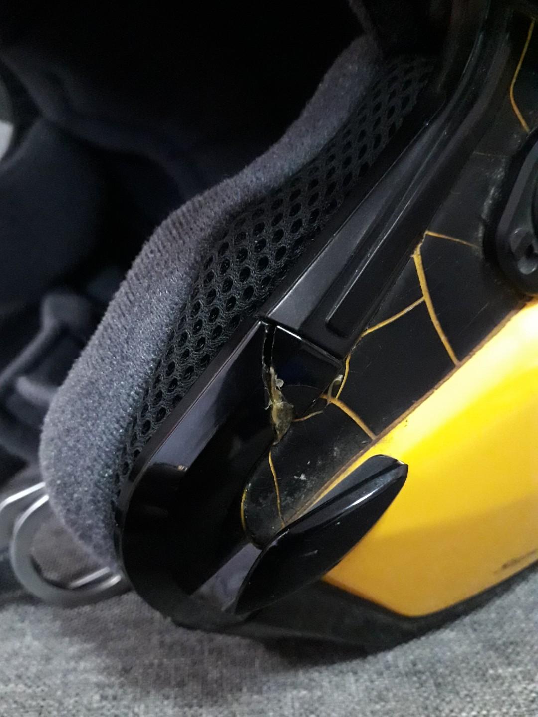 Shoei JForce2 Kuning, Auto Accessories on Carousell