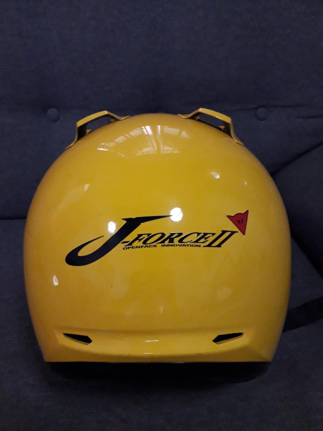 Shoei JForce2 Kuning, Auto Accessories on Carousell