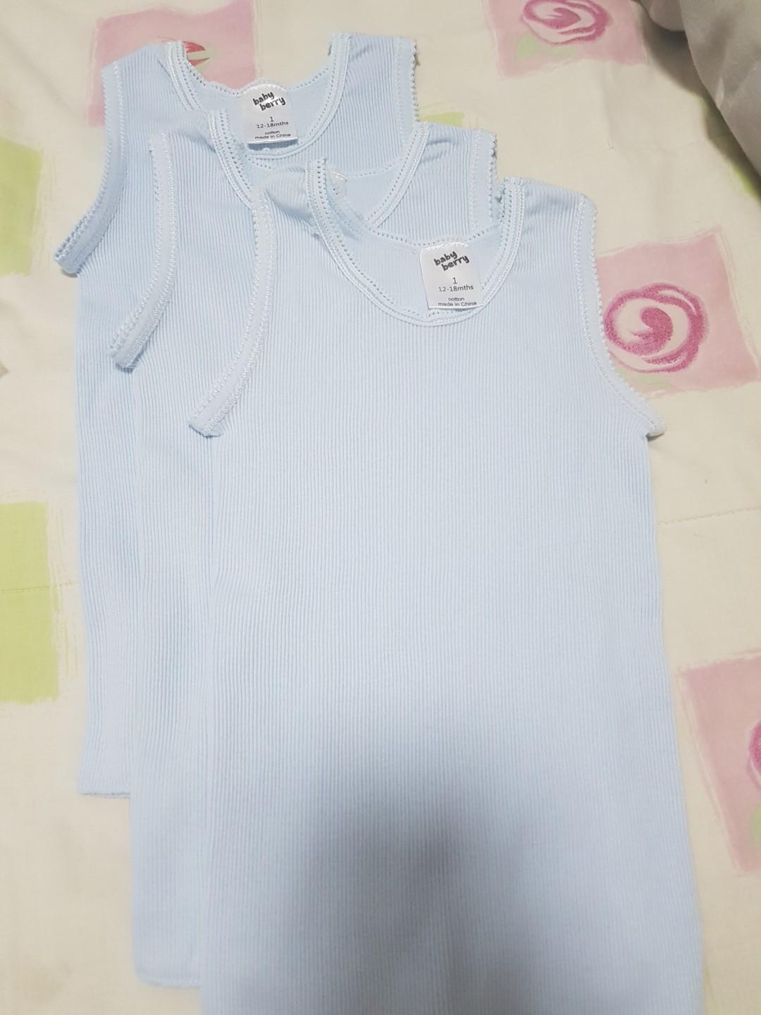 Singlet/Sando, Babies & Kids, Babies & Kids Fashion on Carousell