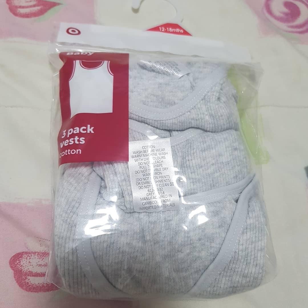 Singlet/Sando, Babies & Kids, Babies & Kids Fashion on Carousell