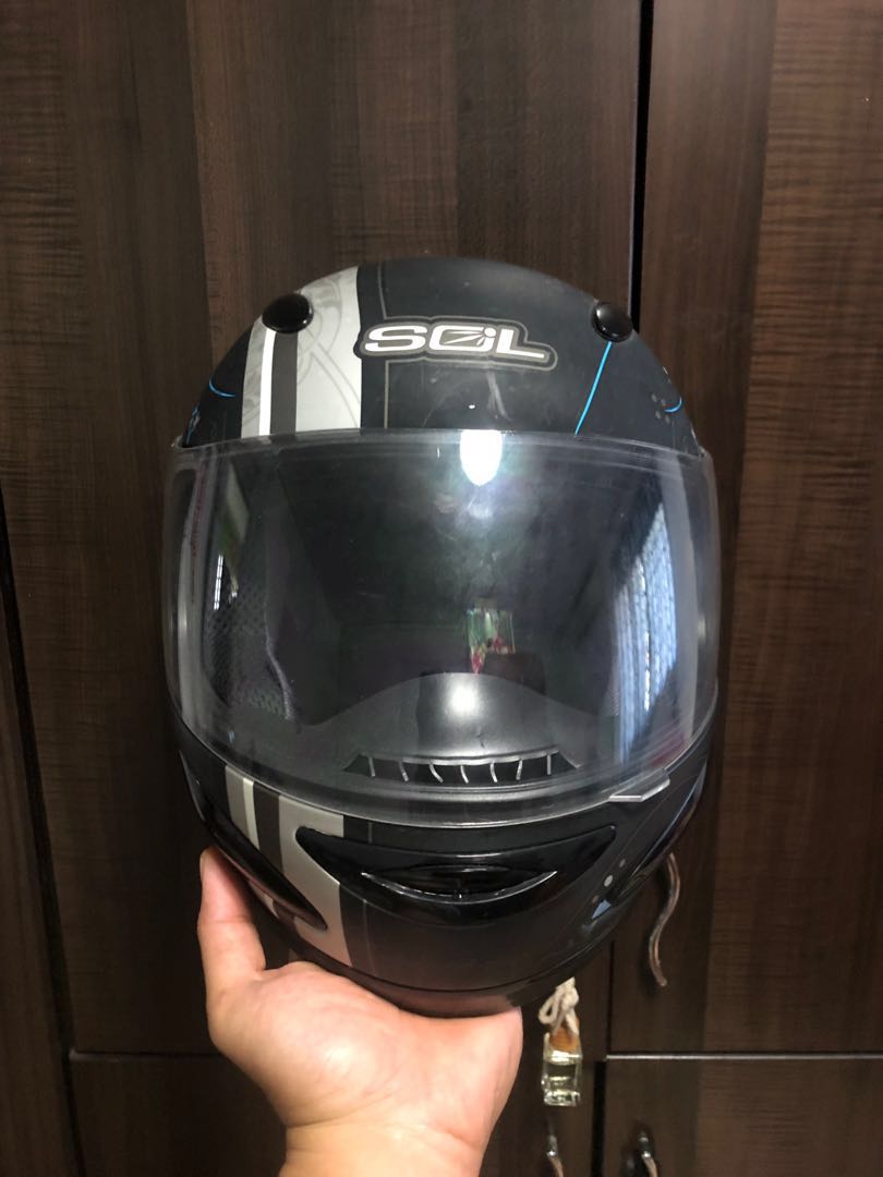 SOL FULL FACE HELMET, Motorcycles, Motorcycle Accessories on Carousell