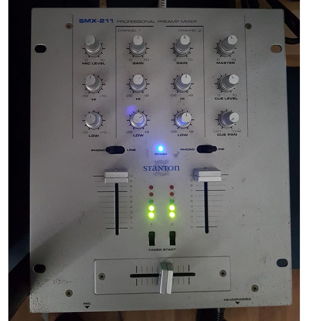 Stanton Professional Pre-Amp Mixer, Audio, Other Audio Equipment on ...