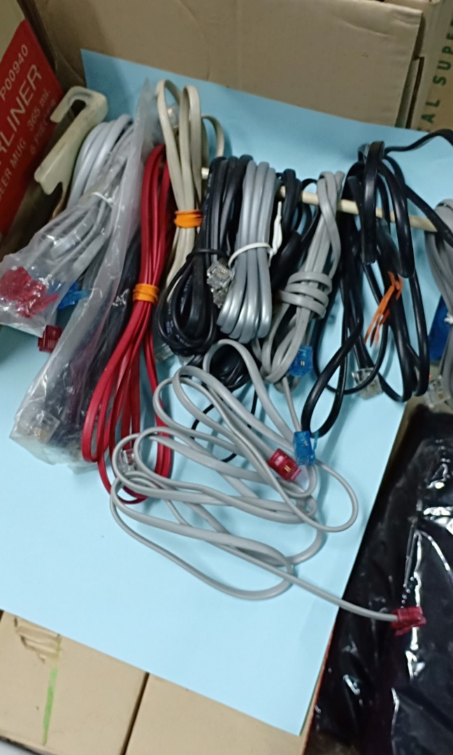 Telephone line cable, Computers & Tech, Parts & Accessories, Cables ...