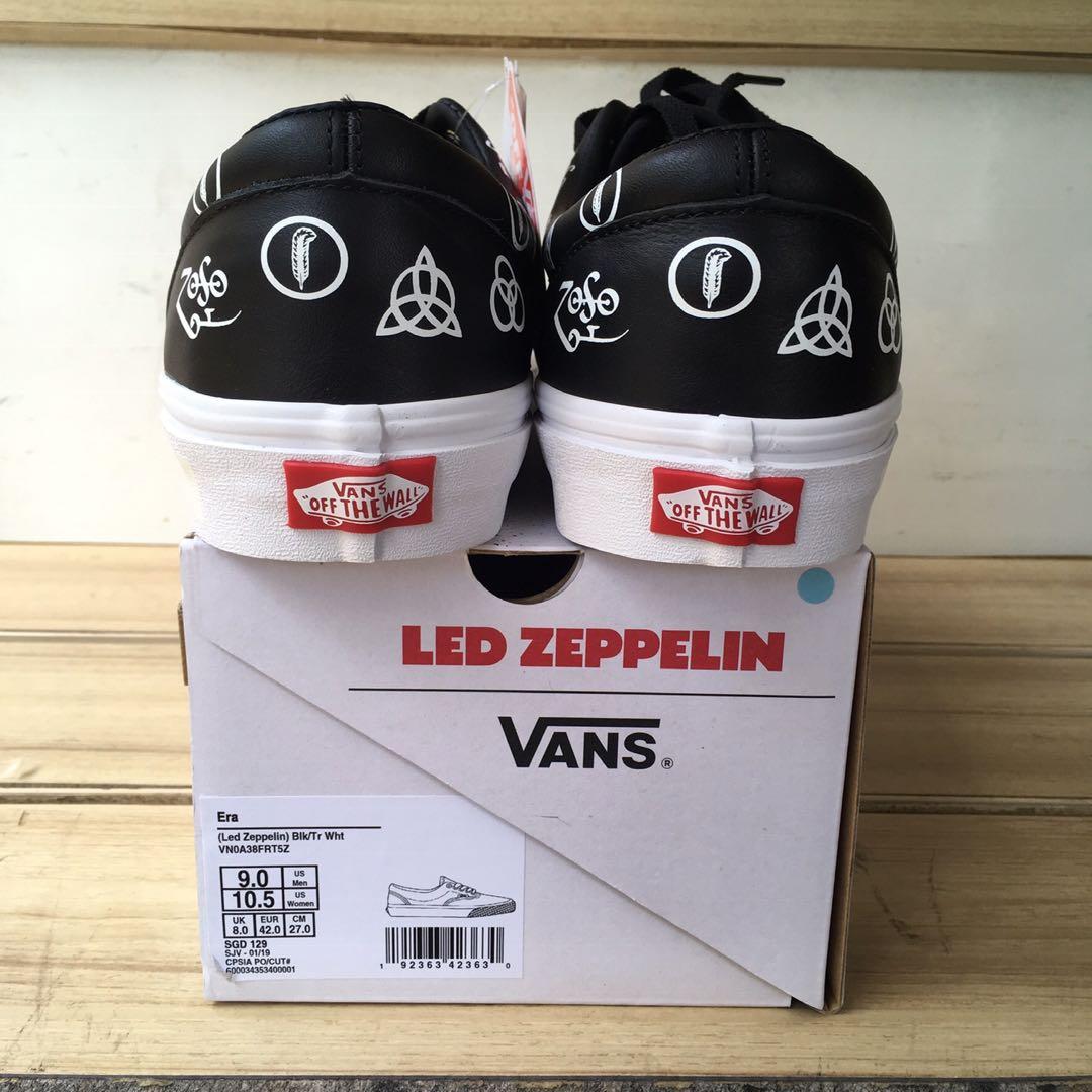 Vans Era x Led Zeppelin, Men's Fashion, Footwear, Sneakers on Carousell