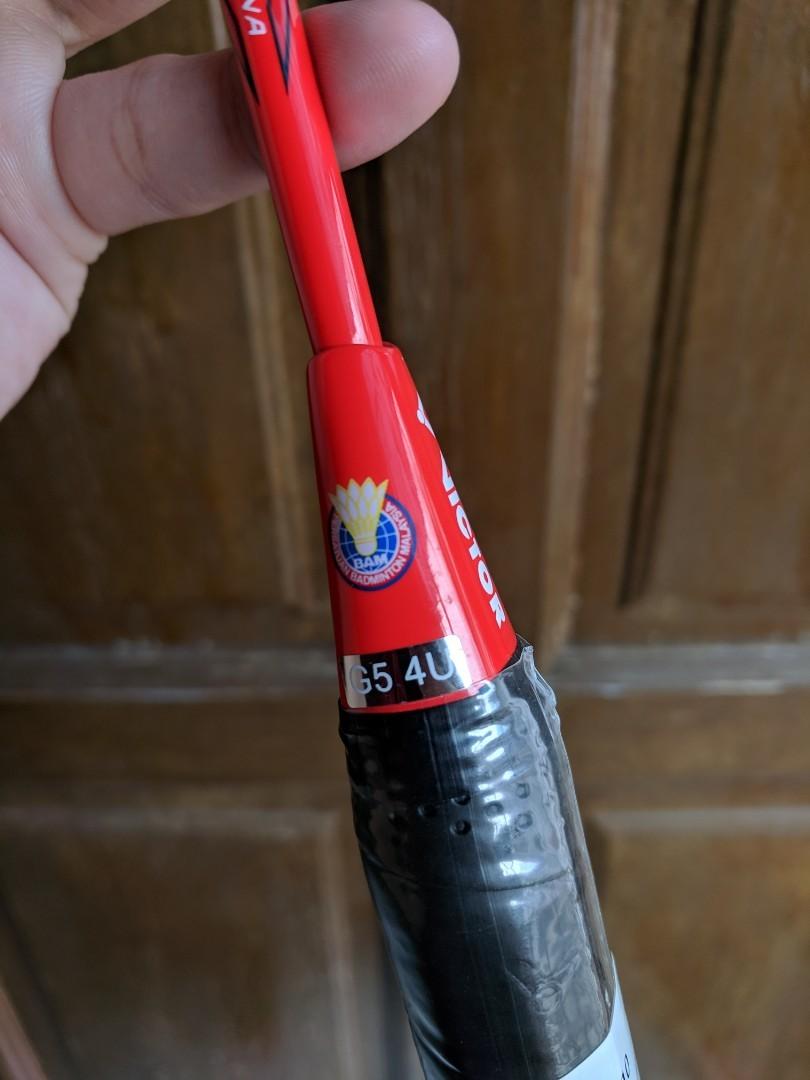 Victor Jetspeed S010 Badminton Racket, Sports Equipment, Sports & Games ...