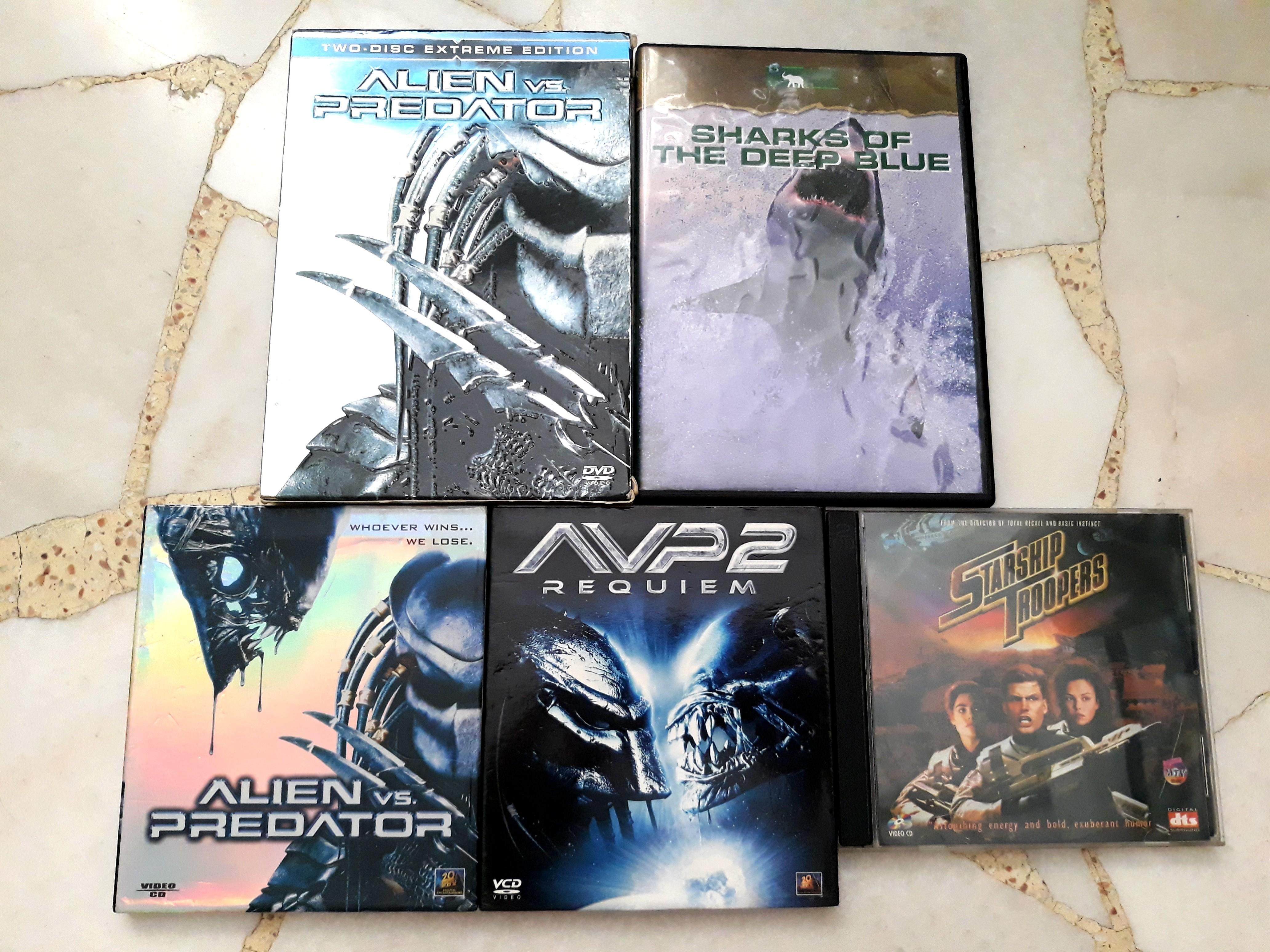 Alien vs Predator & various DVD / VCD, Hobbies & Toys, Music & Media ...