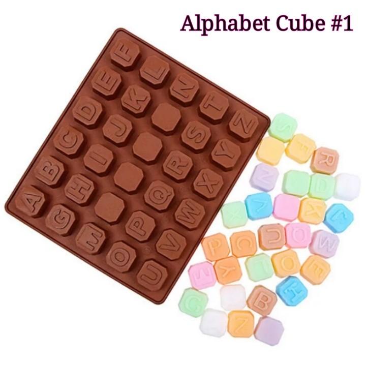 Alphabet Cube #1 Silicon Mould, Furniture & Home Living, Kitchenware ...