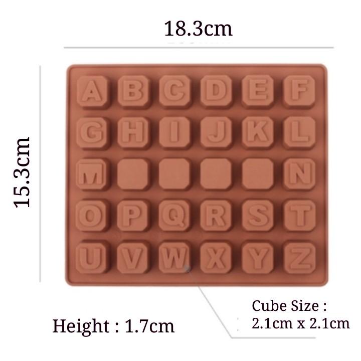 Alphabet Cube #1 Silicon Mould, Furniture & Home Living, Kitchenware ...
