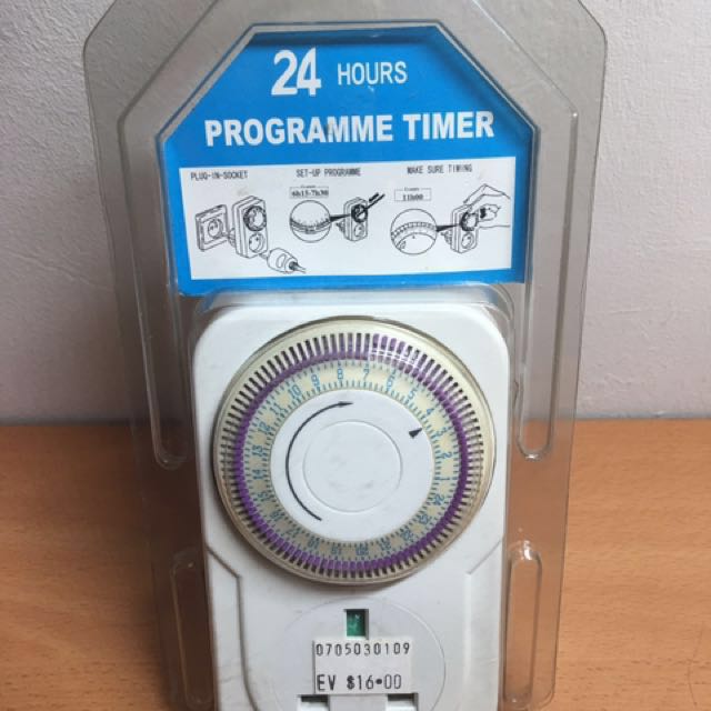 Analog 24hrs programmable timer, TV & Home Appliances, Kitchen ...
