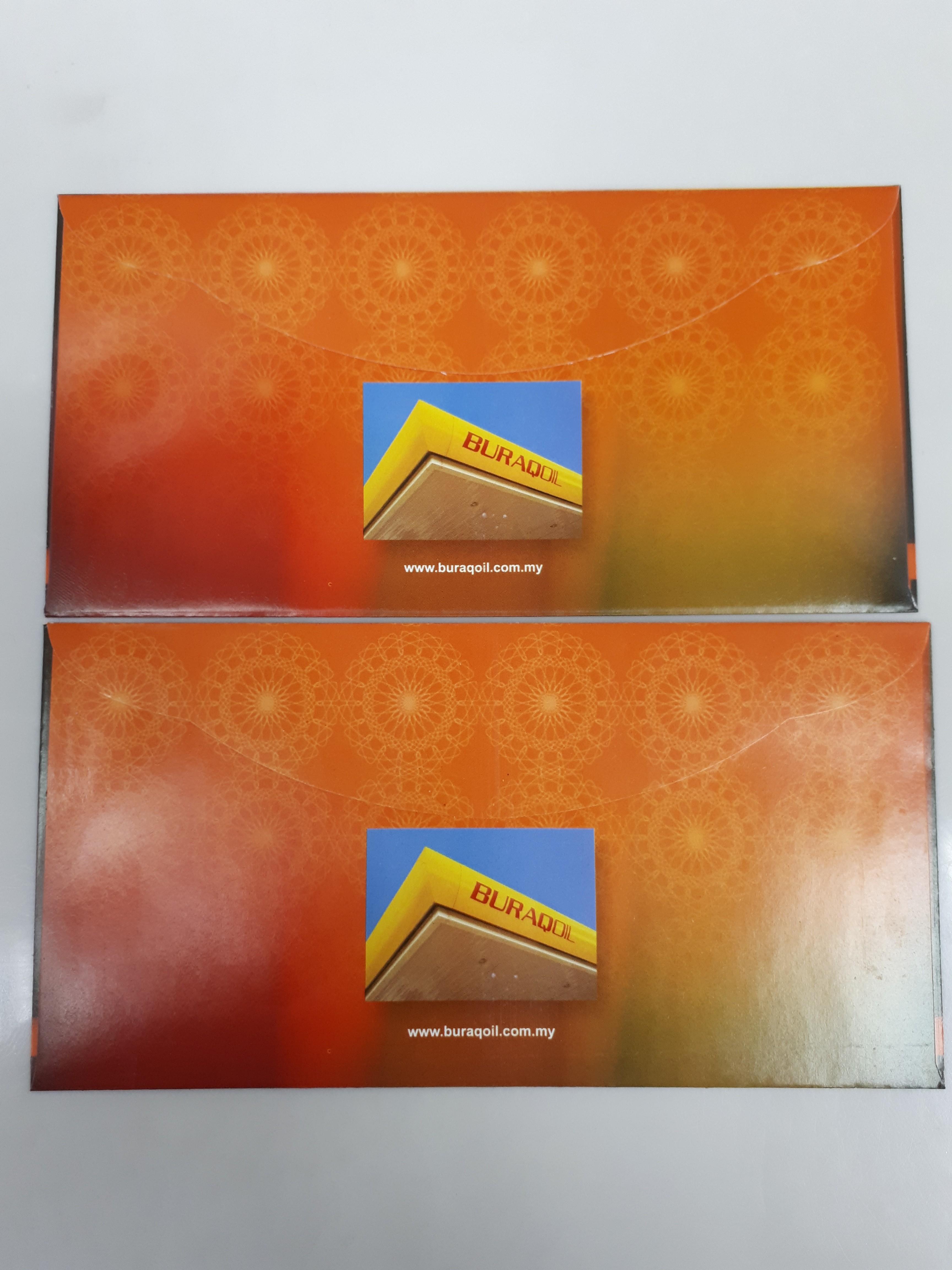 Angpao packet sampul duit raya Buraq oil RARE, Hobbies & Toys ...