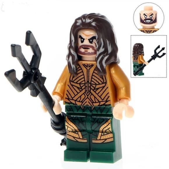 Aquaman Justice League CUSTOM LEGO MINIFIGURE #Apr75, Hobbies & Toys ...
