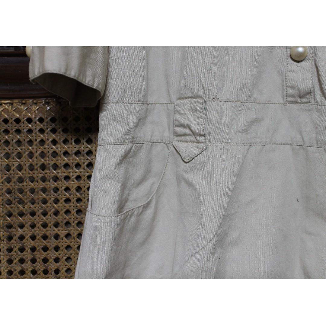 Beige Utility Styled Dress, Women's Fashion, Dresses & Sets, Dresses on ...