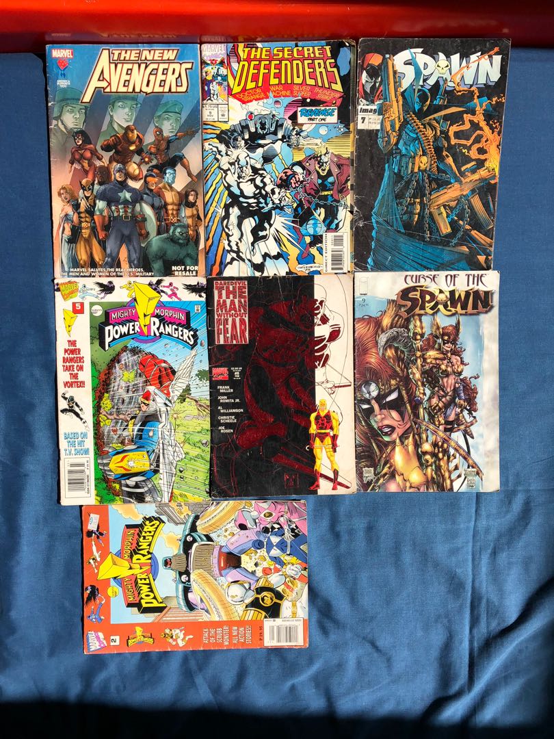 Bundle: Avengers, Power Rangers, Spawn, Defenders, Hobbies & Toys ...