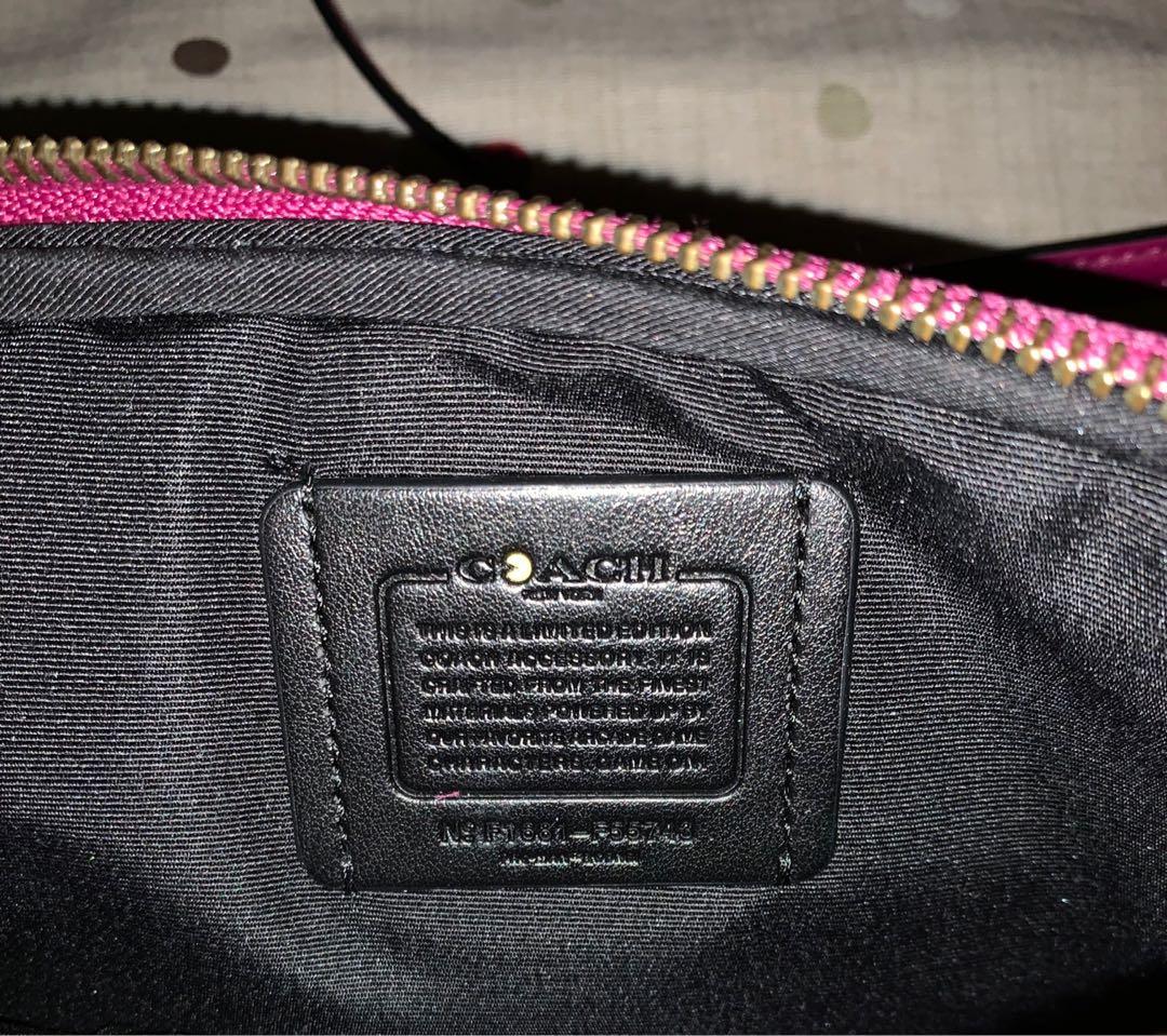 COACH Limited Edition X PACMAN Leather double zip crossbody, Luxury ...