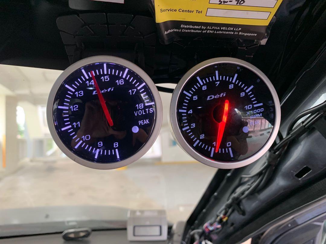 Defi meters use on lancer cs3, Car Accessories, Accessories on Carousell