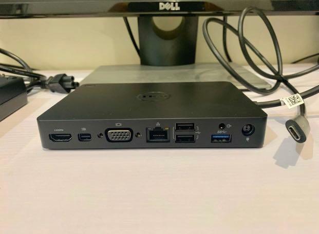 Dell Docking Station - WD15 with 180W adapter (USB-C Connection ...