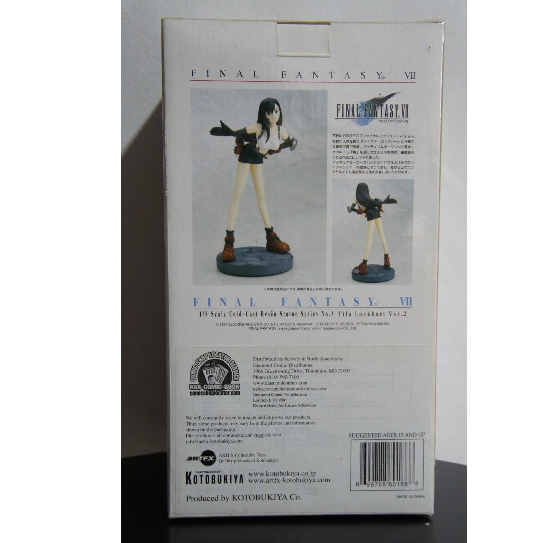 Final Fantasy VII 1/8 Scale Tifa Lockhart Cold cast Statue, Hobbies ...