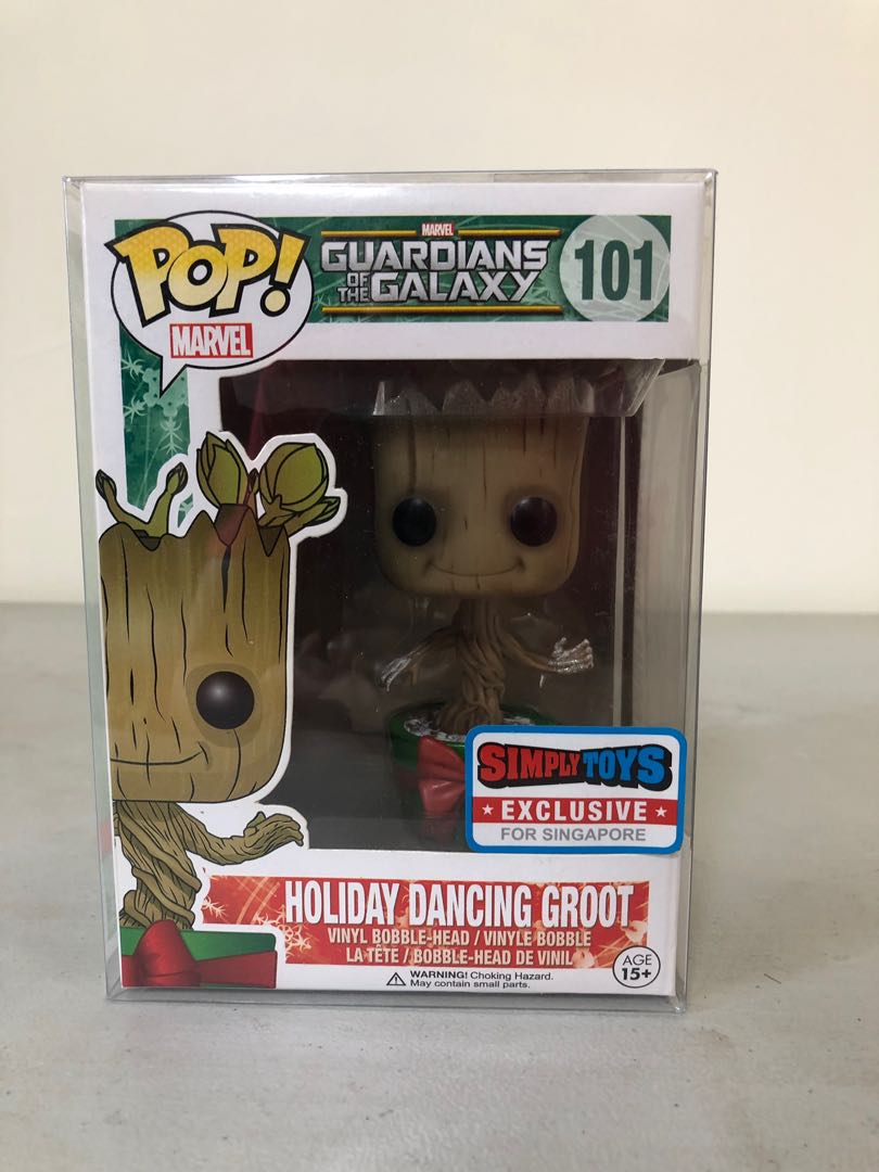 Funko Pop Holiday Dancing Groot (Exclusive to SG), Hobbies & Toys, Toys ...
