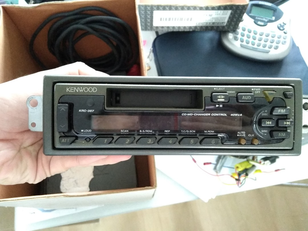 Kenwood car radio set with CD changer., Car Accessories, Electronics ...