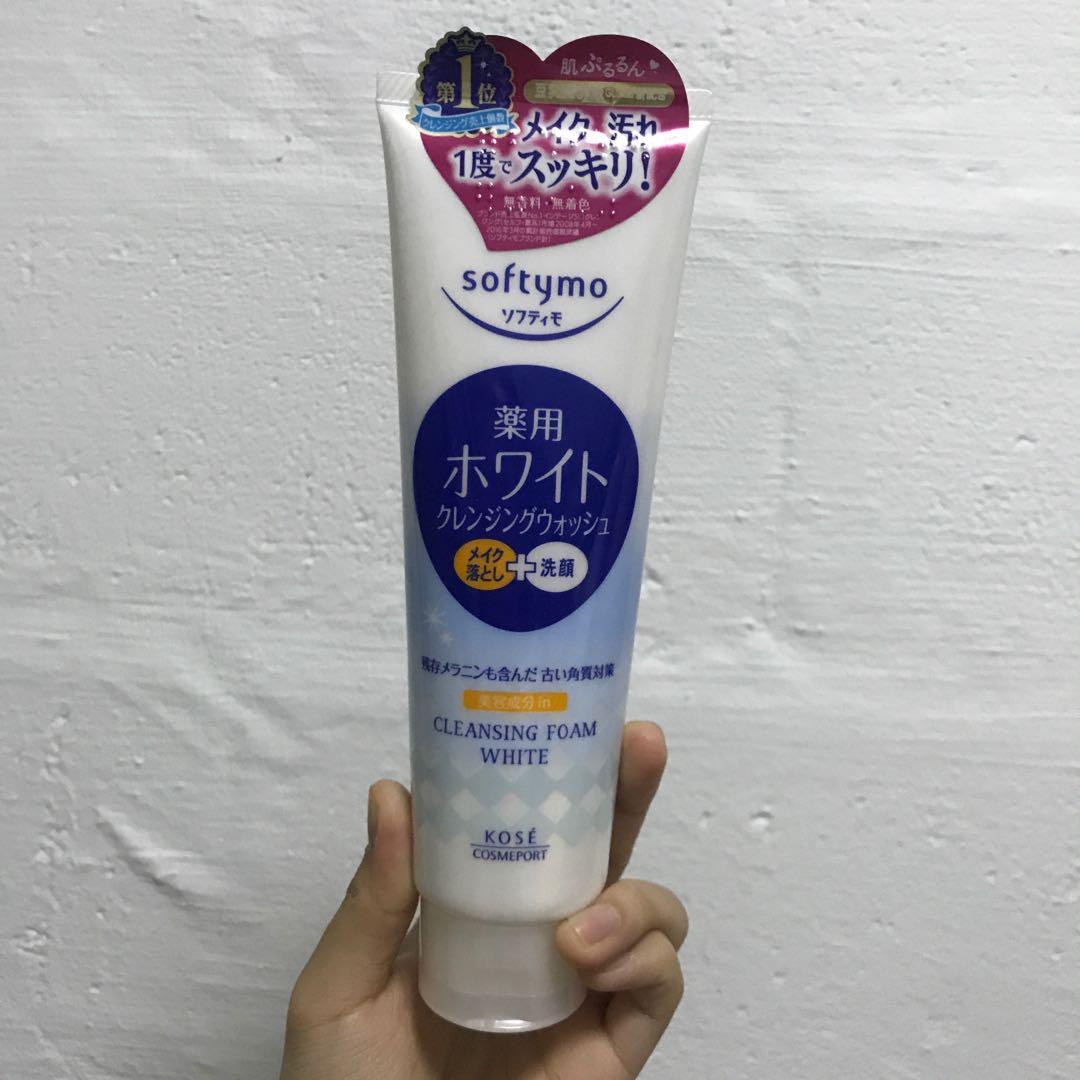 KOSE COSMEPORT Kose Softymo Cleansing Foam White 190g, Beauty & Personal Care, Face, Face Care ...