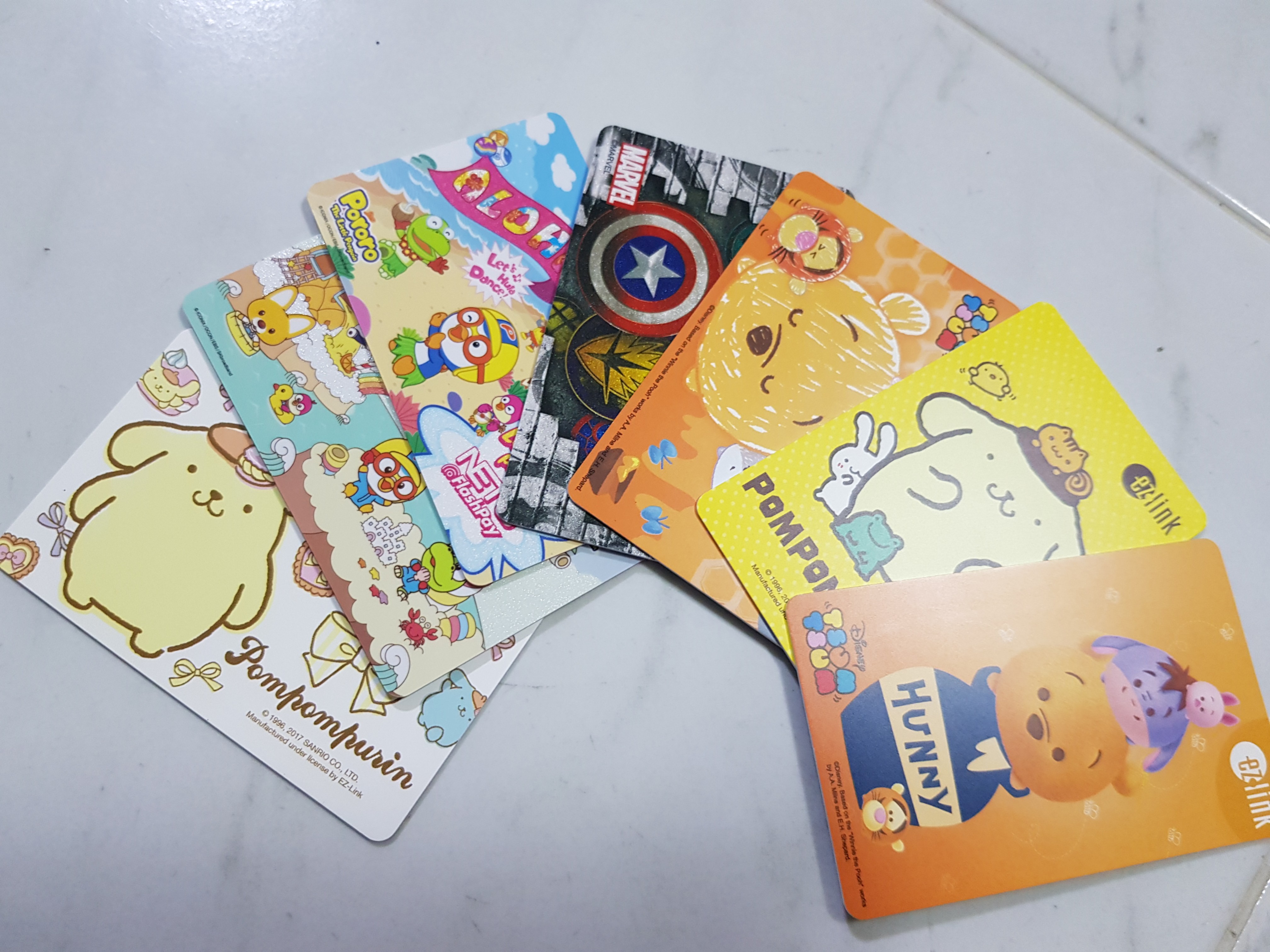 Limited Edition Ezlink Card / NETS Flash Pay Card (PomPompurin / Pooh ...
