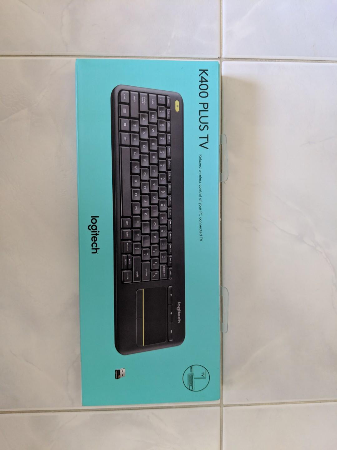 Logitech K400 Plus TV Wireless Keyboard, Computers & Tech, Parts & Accessories, Computer ...