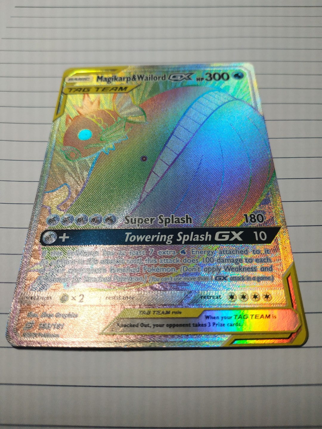 Magikarp and Wailord GX Secret/Rainbow Rare, Hobbies & Toys, Toys ...