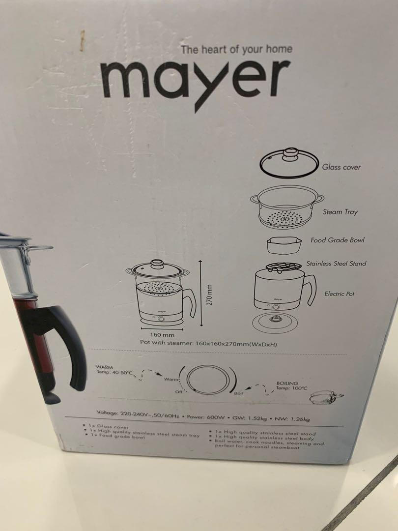 Mayer healthy steamer multipot, TV & Home Appliances, Kitchen ...
