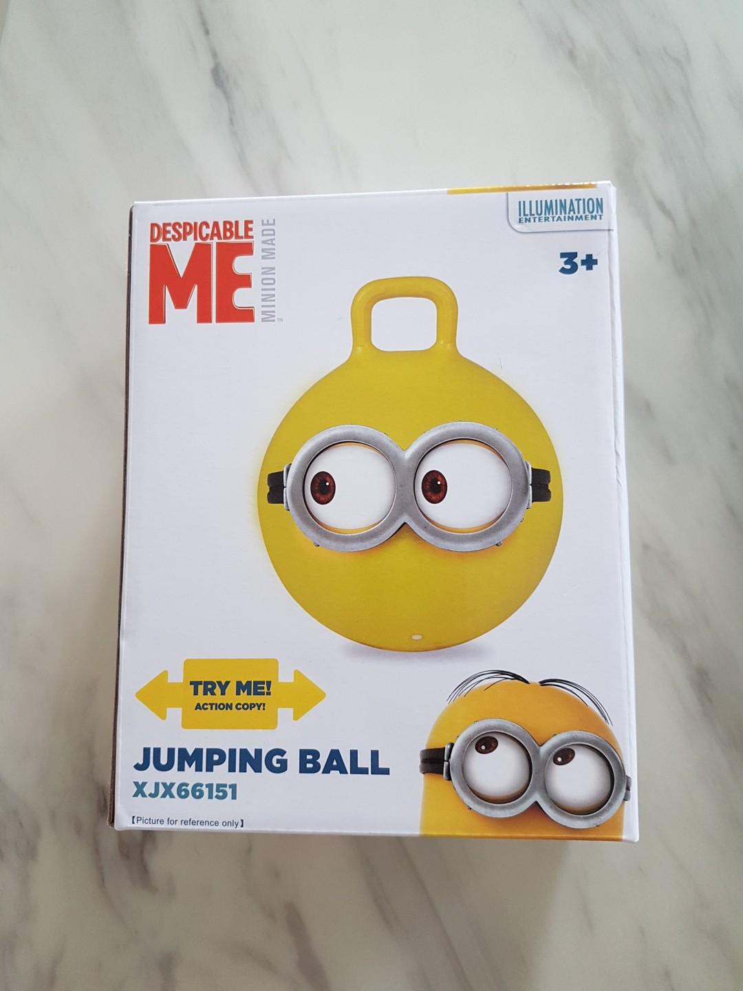 Minion Jumping Ball, Hobbies & Toys, Toys & Games on Carousell