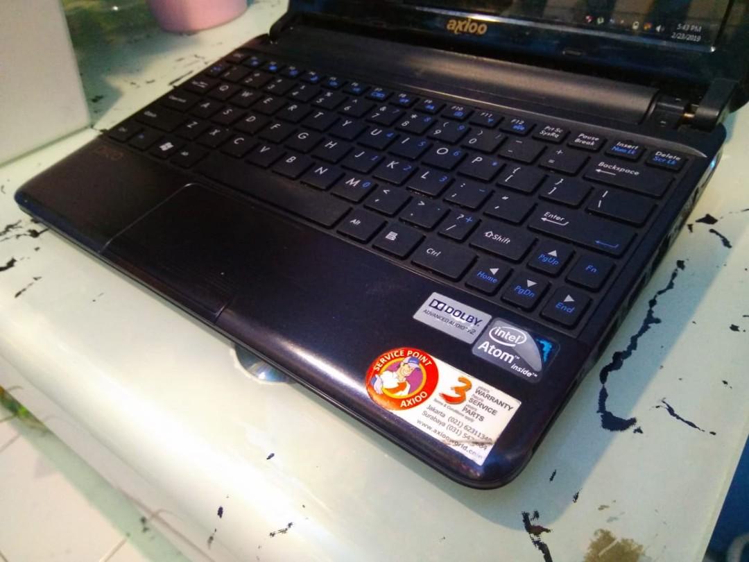notebook netbook axioo pico cjm w217cu intel atom slim normal mantaap ...