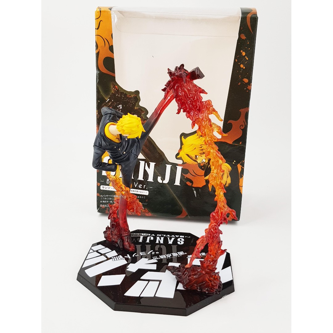 One Piece Sanji Battle Ver. Miniature Toy RM70 Size 17cm, Everything ...