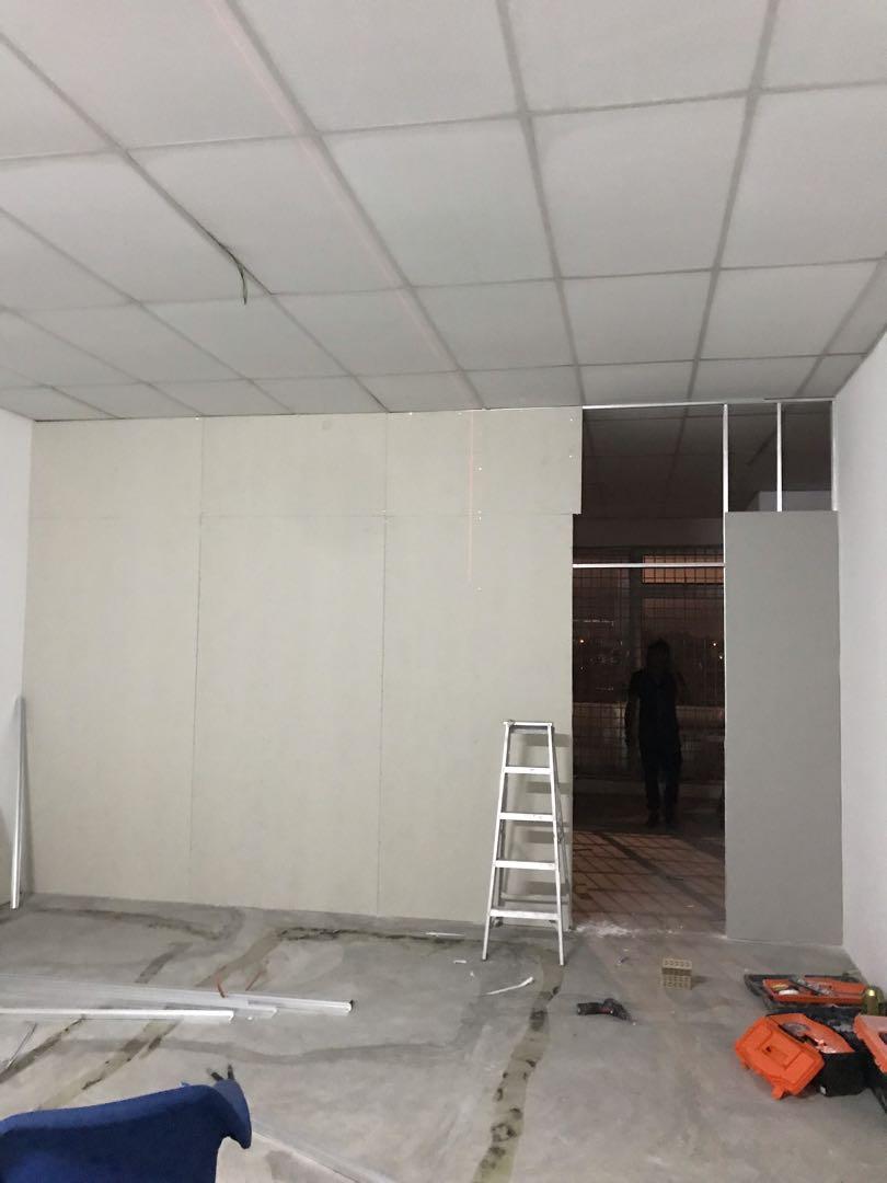 Partition Dinding Bilik Rumah Pejabat Kedai Berkualitas, Furniture ...